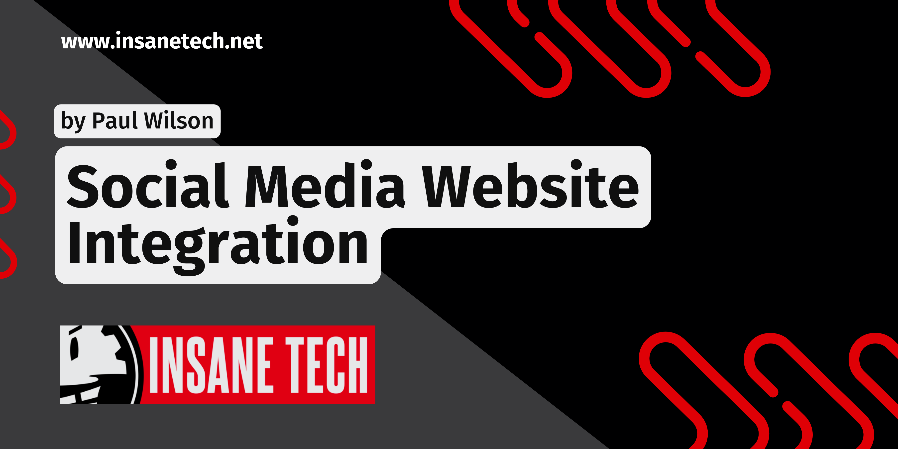 Social Media Website Integration | Insane Tech